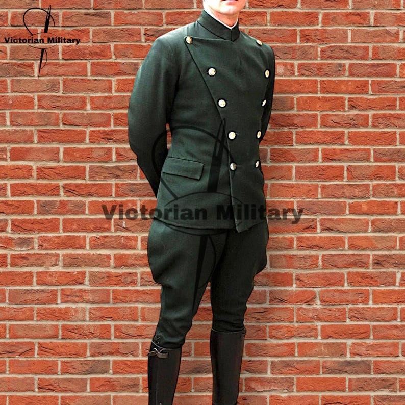 Vintage 1930 Chauffeur Uniform | Green Wool Edwardian Suit Jacket ...