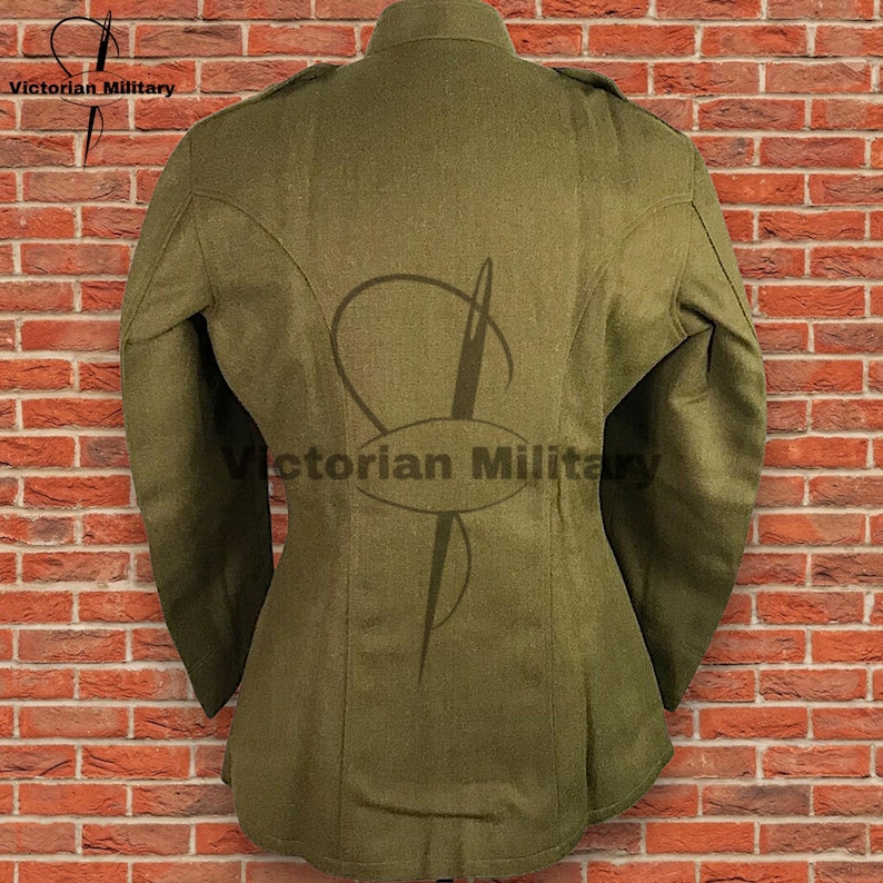 Handmade WWI US Army M1917 Wool Tunic: Olive Green Reenactment Coat - Etsy