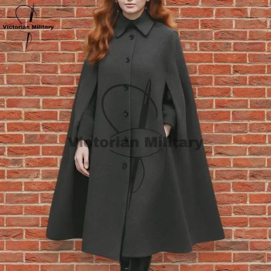Victorian Military Style Cape Coat – Classic Strength With Timeless ...