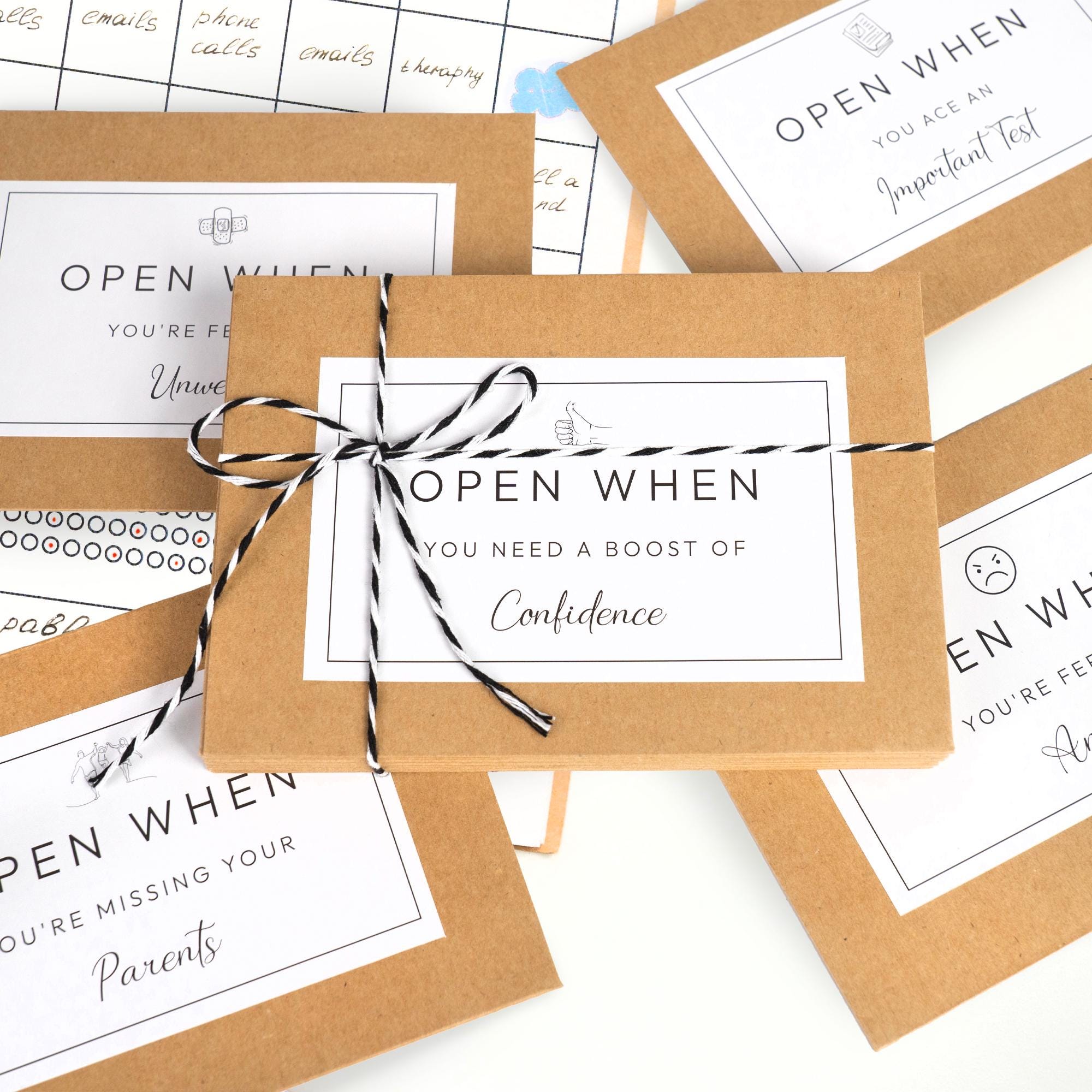 Set 24 Open When Graduation Envelopes 2025, Graduation Gift, Open When ...