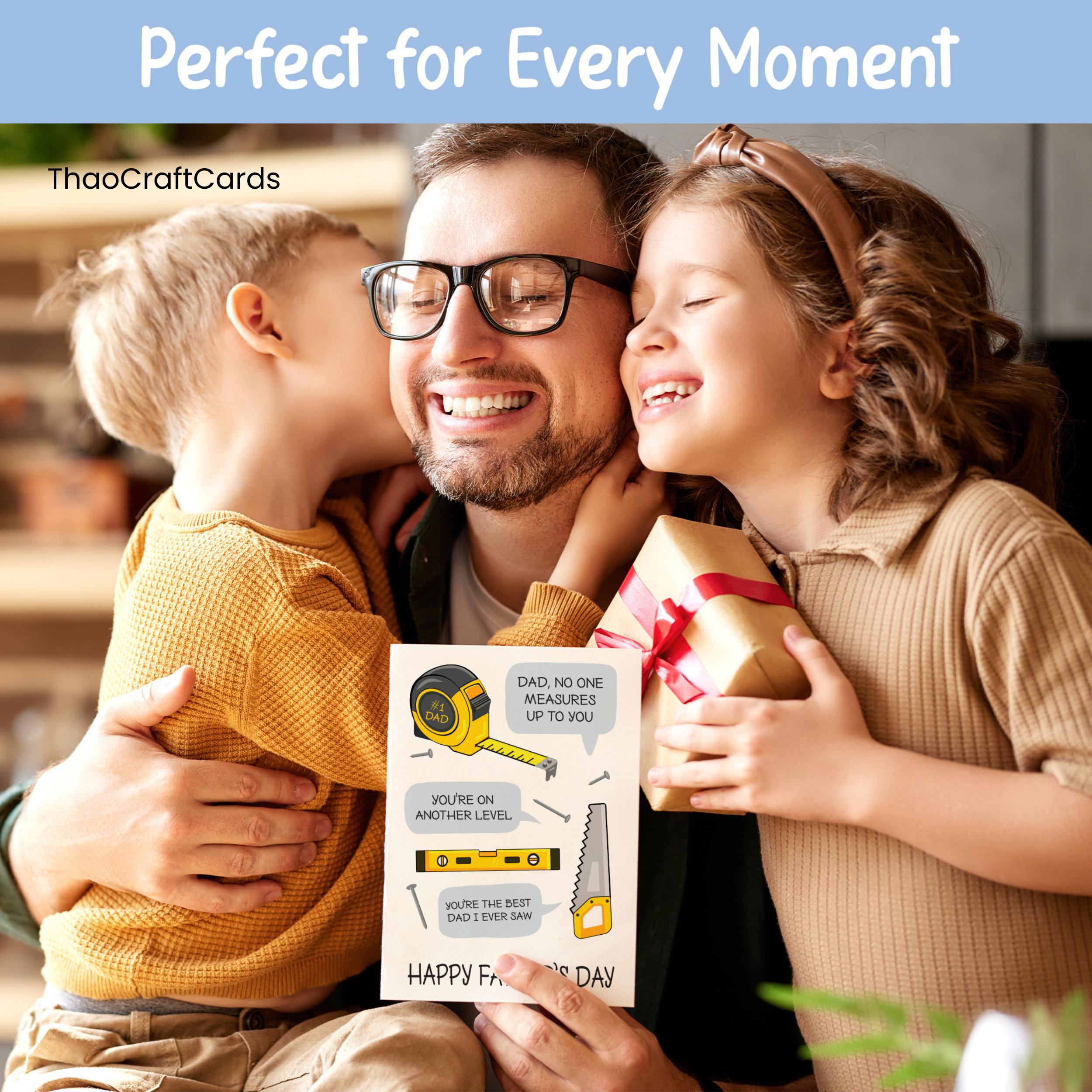 Happy Father's Day Tool Pun Card, Clever Fix-it Design With Handy Wordplay, Great Gift for Handy ...