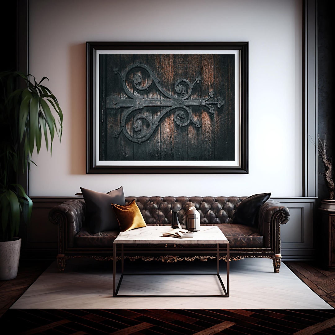 Hinged - Gothic Photography. Old Gothic Church Hinge. Gothic Abstract ...