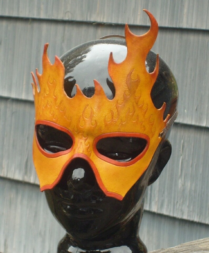 Fiery Mask - Etsy