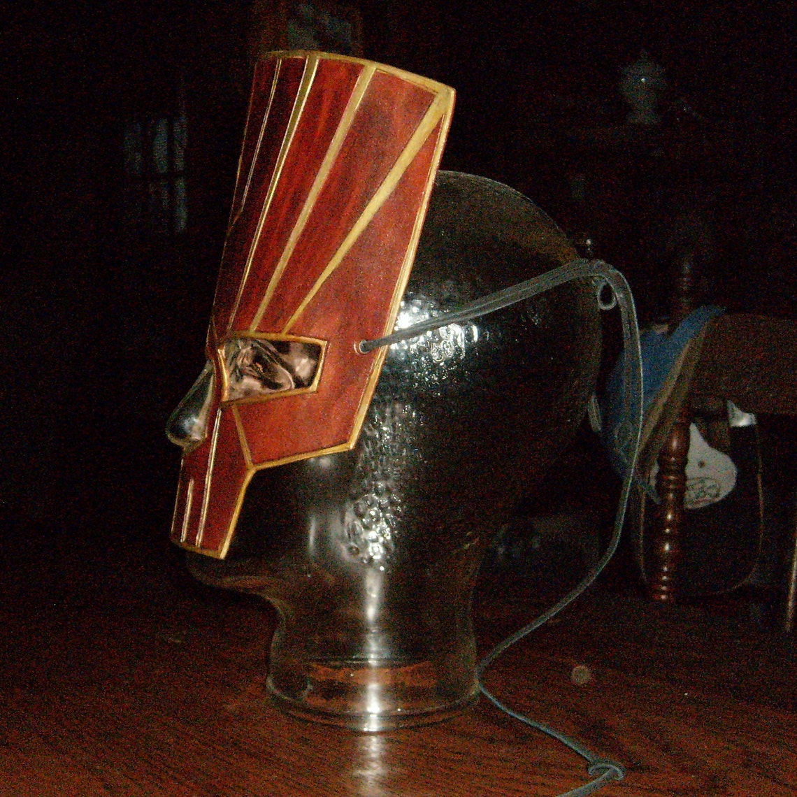 Tall Leather Skull Mask - Etsy