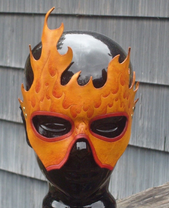 Fiery Costume Masks Day Of The Dead Mask For Halloween & Cosplay: