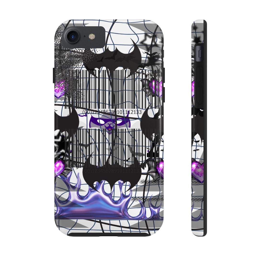 Retro Aesthetic Y2K Gothic Phone Case - Edgy Protection for Teens ...