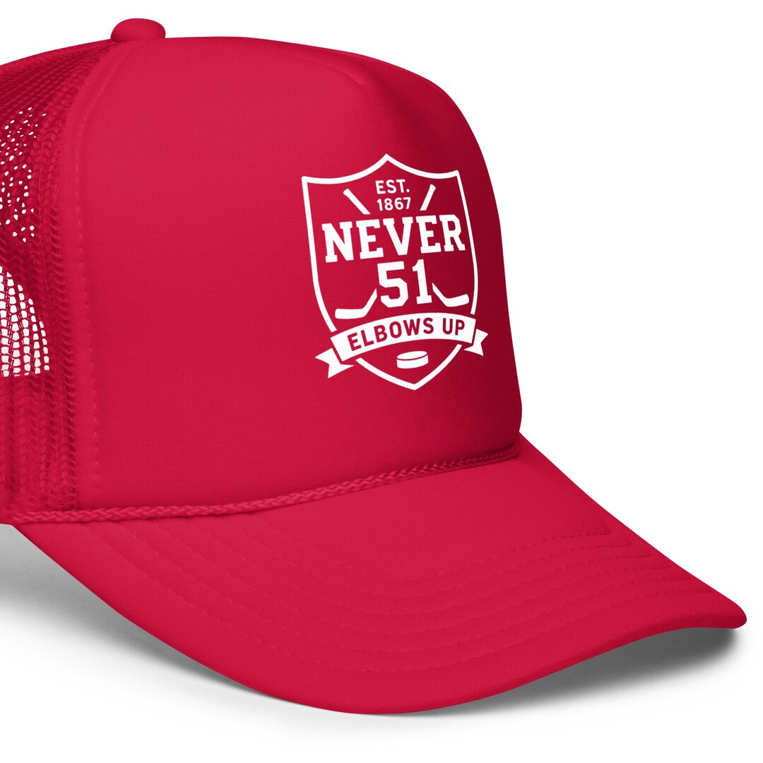 Never 51 Elbows up Canada Pride Foam Trucker Hat - Etsy