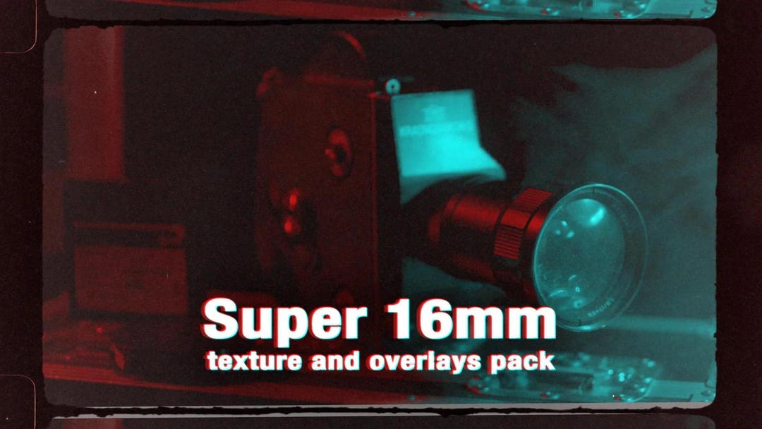 16mm Film Overlays - Grains, Borders and Burns 4K Pack - Etsy