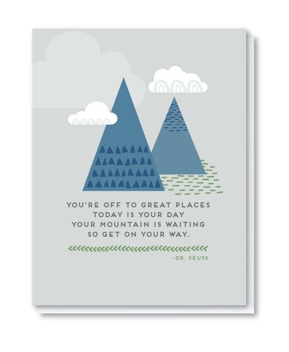 Dr Seuss Graduation Cards Hallmark Dr. Seuss™ Oh, The Places You'll