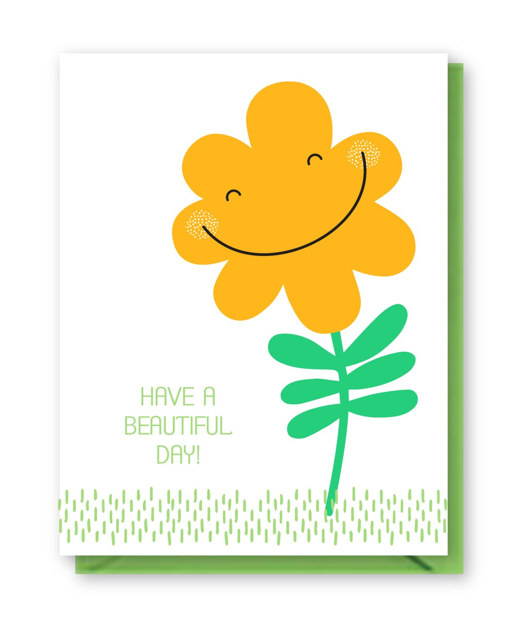 Have a Beautiful Day Card, Encouraging Greeting Card, Thinking of You ...
