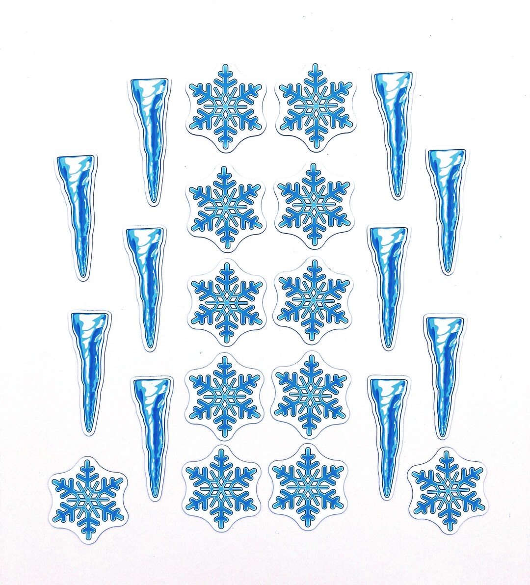 Magnetic Counting Material Snowflakes & Icicles | Early Math for ...