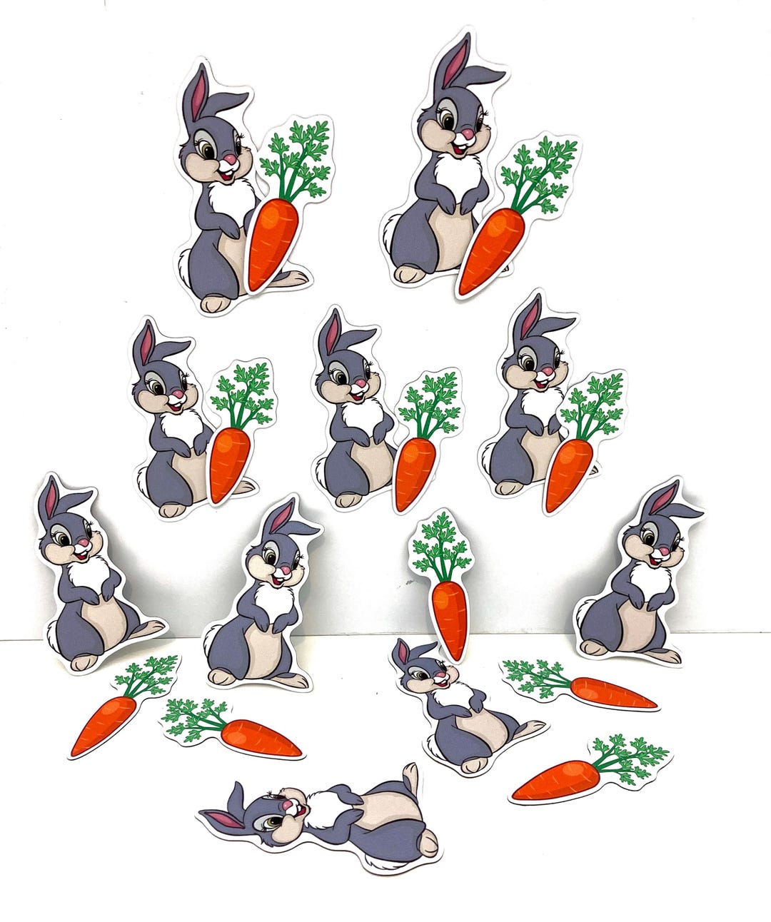 Magnetic Counting Material Bunnies & Carrots: Early Math Learning - Etsy