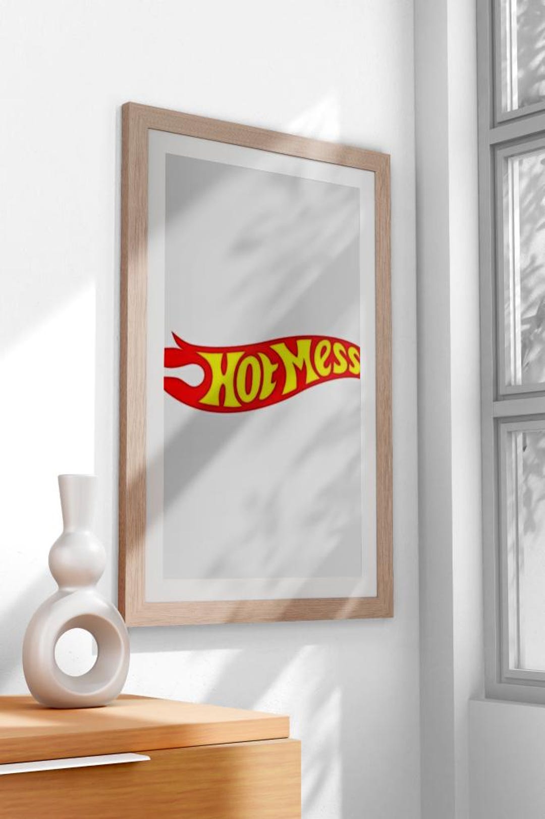 Funny Hot Mess Meme Art Print (digital Download) - Etsy