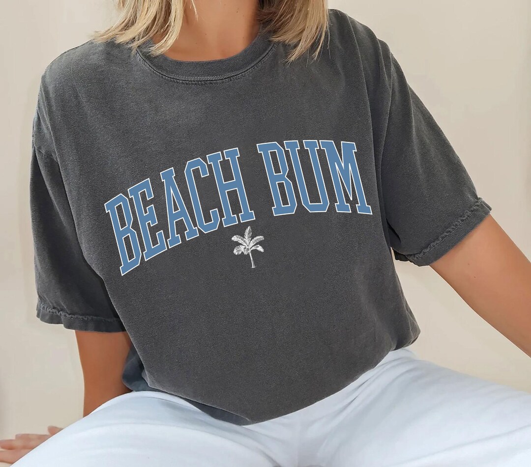 Beachbum Beach Bum Sweatshirt,palm Tree Summer Hoodie,beach Tee Ocean ...