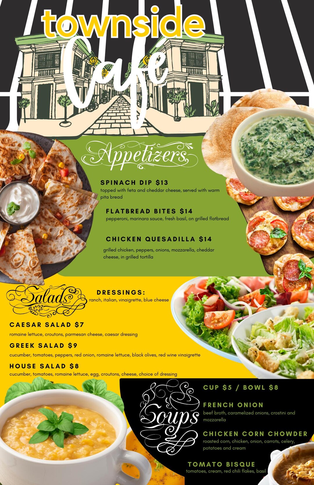 Customizable 11x17 Menu - Etsy