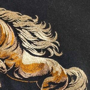 Noble Horse Wild Stallion Embroidery File - Etsy