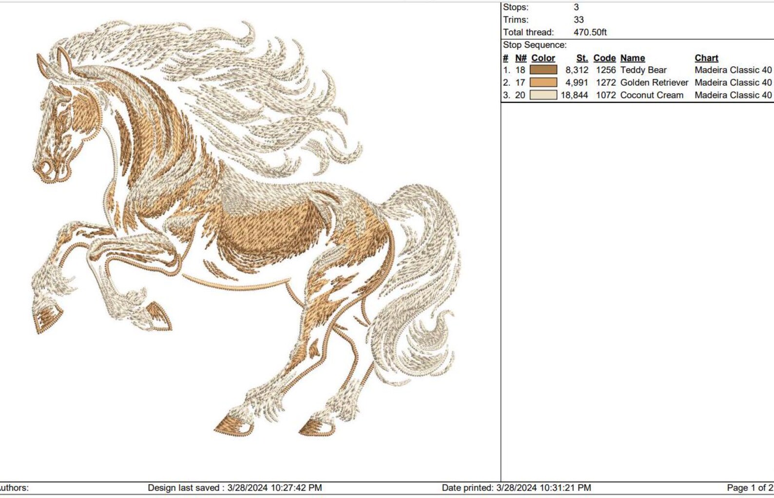 Noble Horse Wild Stallion Embroidery File - Etsy