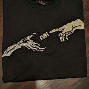 Tren Hand Embroidered T Shirt Oversized Gym Wear Tee Workout Cloths ...