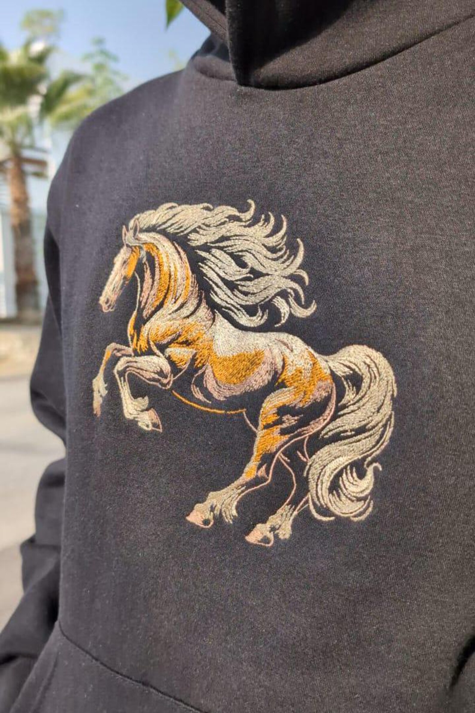 Noble Horse Wild Stallion Embroidery File - Etsy