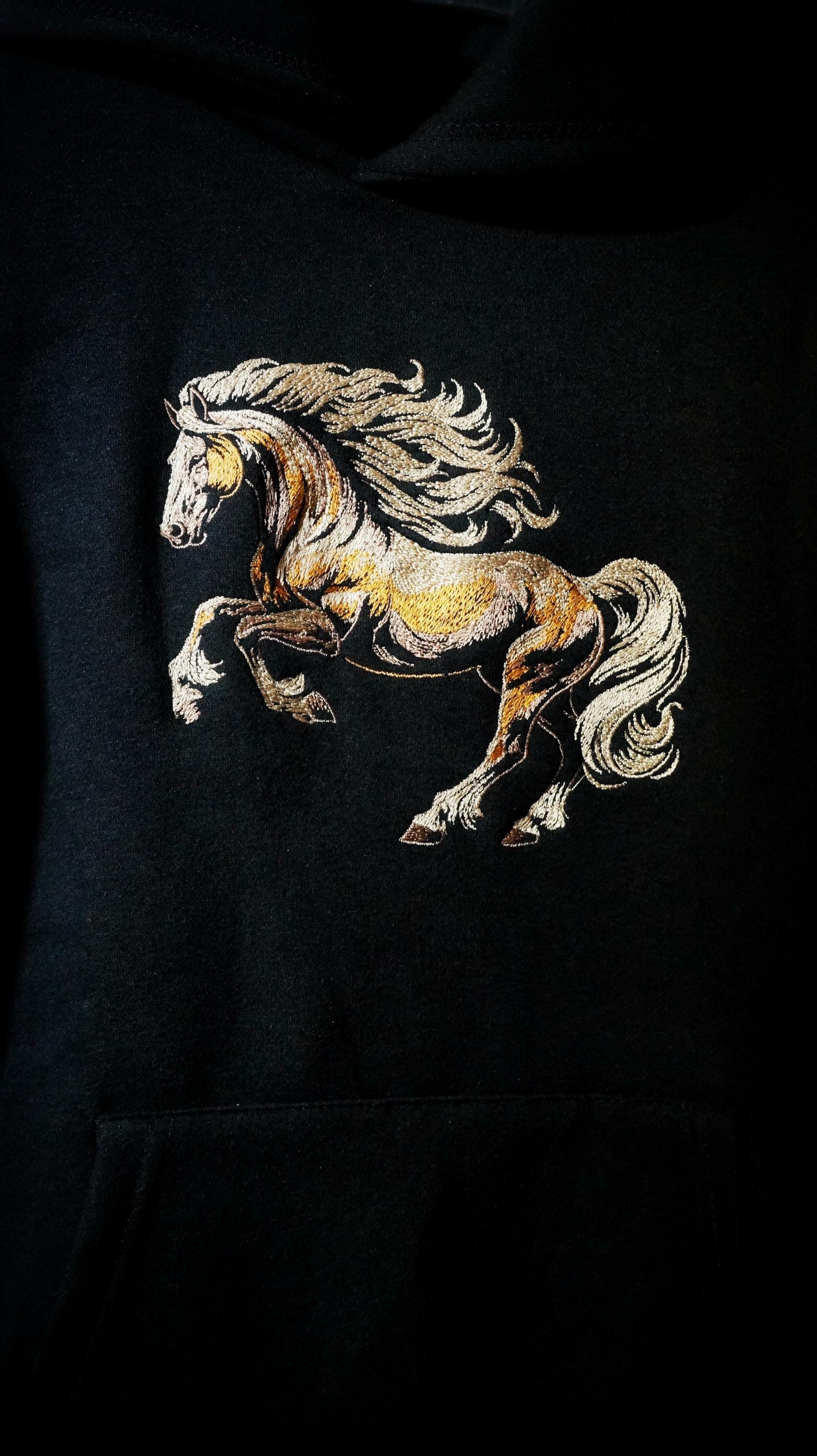 Noble Horse Wild Stallion Embroidery File - Etsy