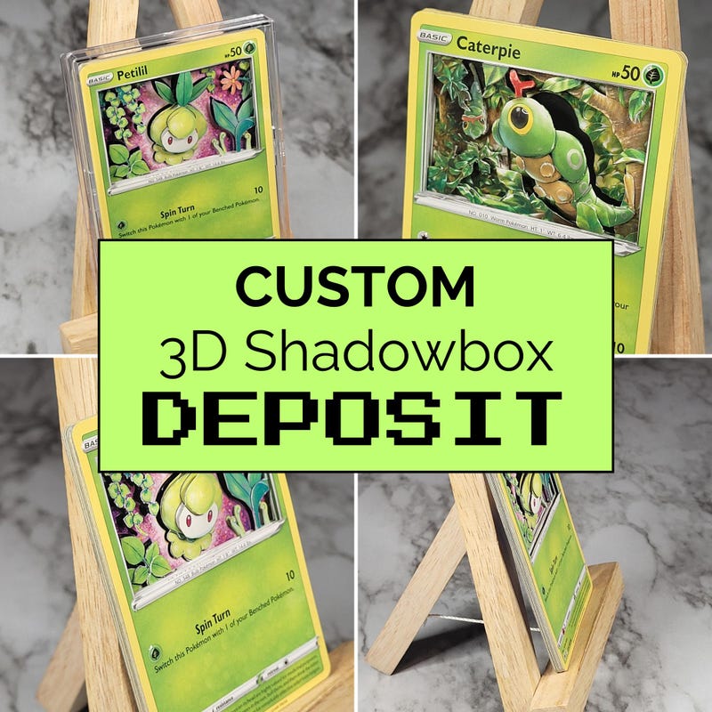 3d Pokemons Cards - Etsy