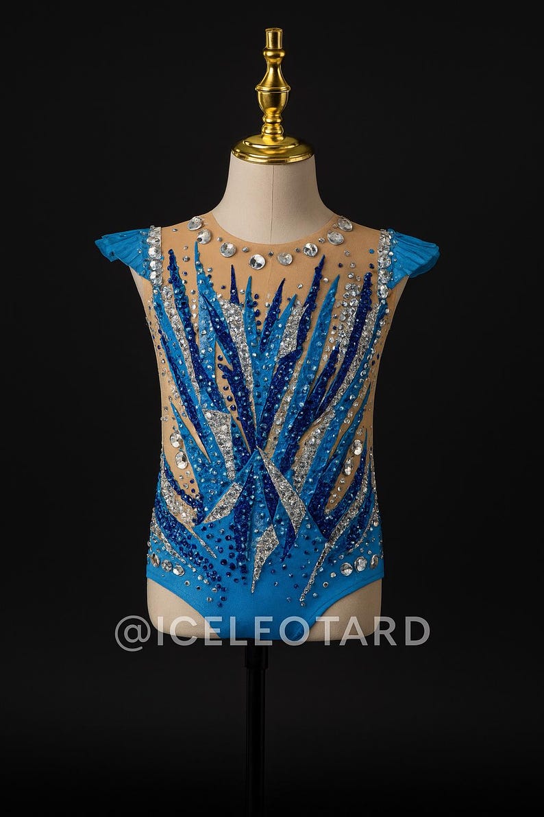 Custom Rhythmic Gymnastics Leotard | Handmade Competition Costume ...