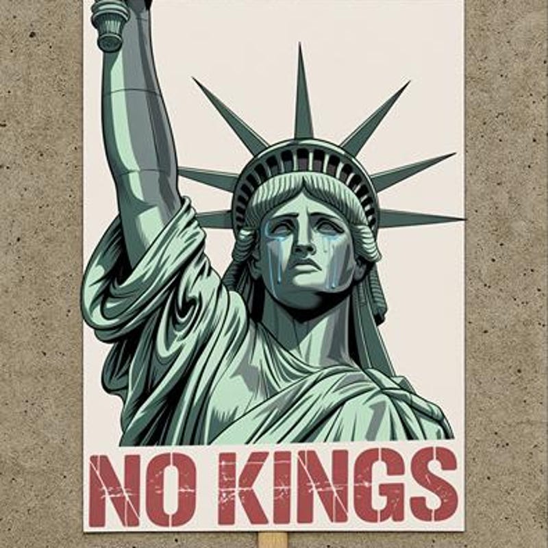 Democracy Protest Sign - Etsy