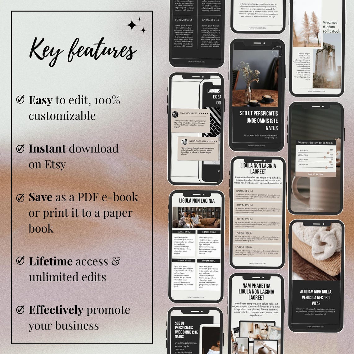 Instagram Stories Templates | Canva Instagram Story Bundle | Social ...