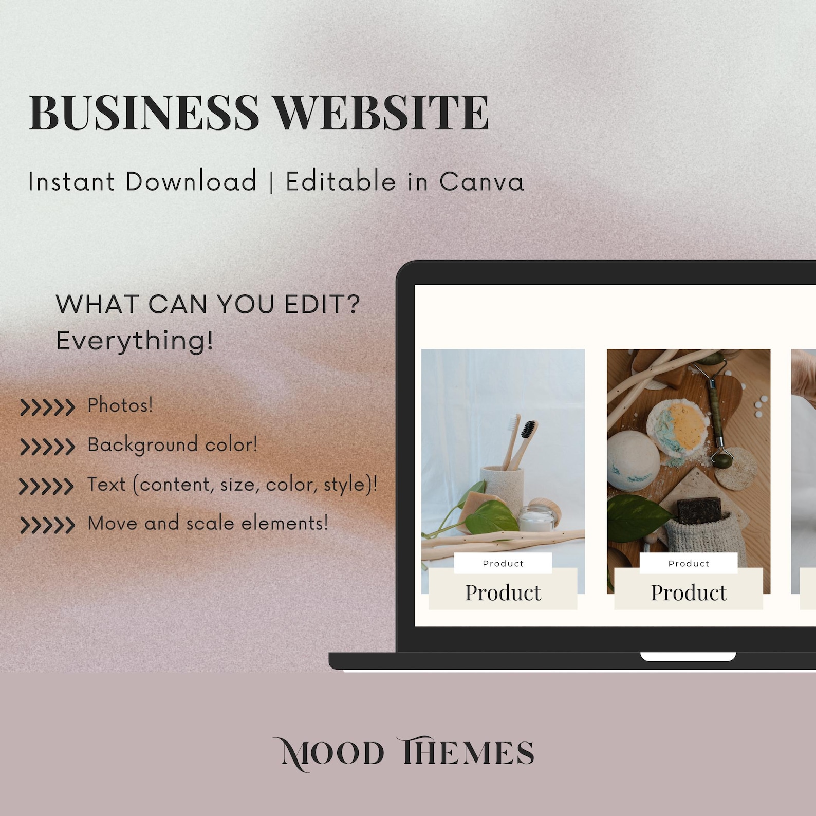 Professional Business Website Template, Small Business Website ...