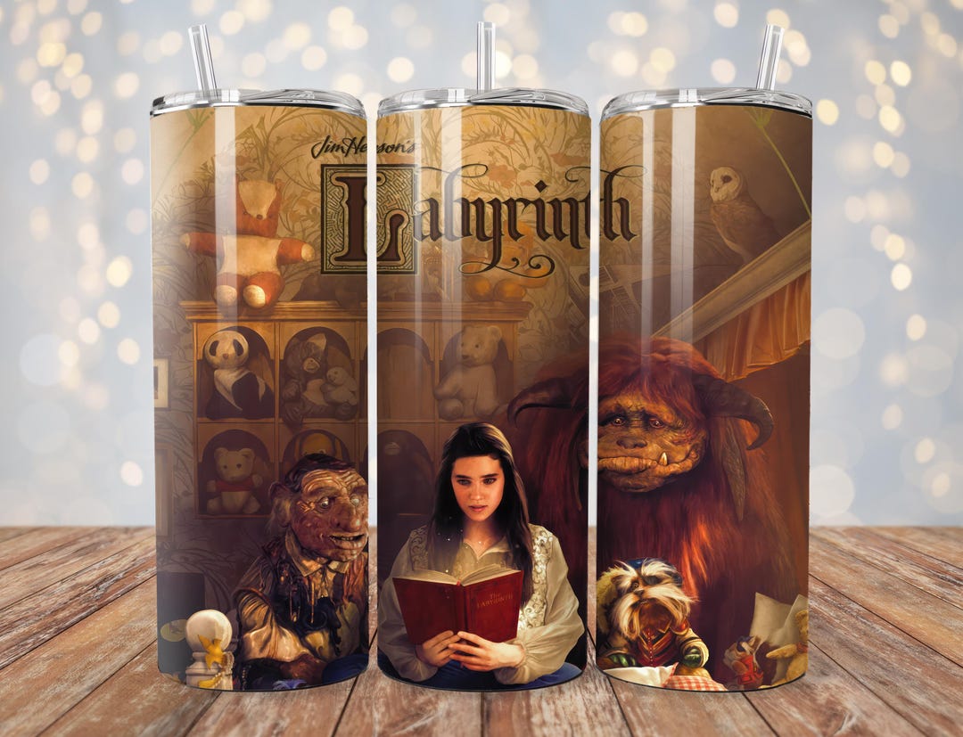 The Labyrinth Tumbler Wrap | 20 Oz Sublimation PNG | Classic Movie ...
