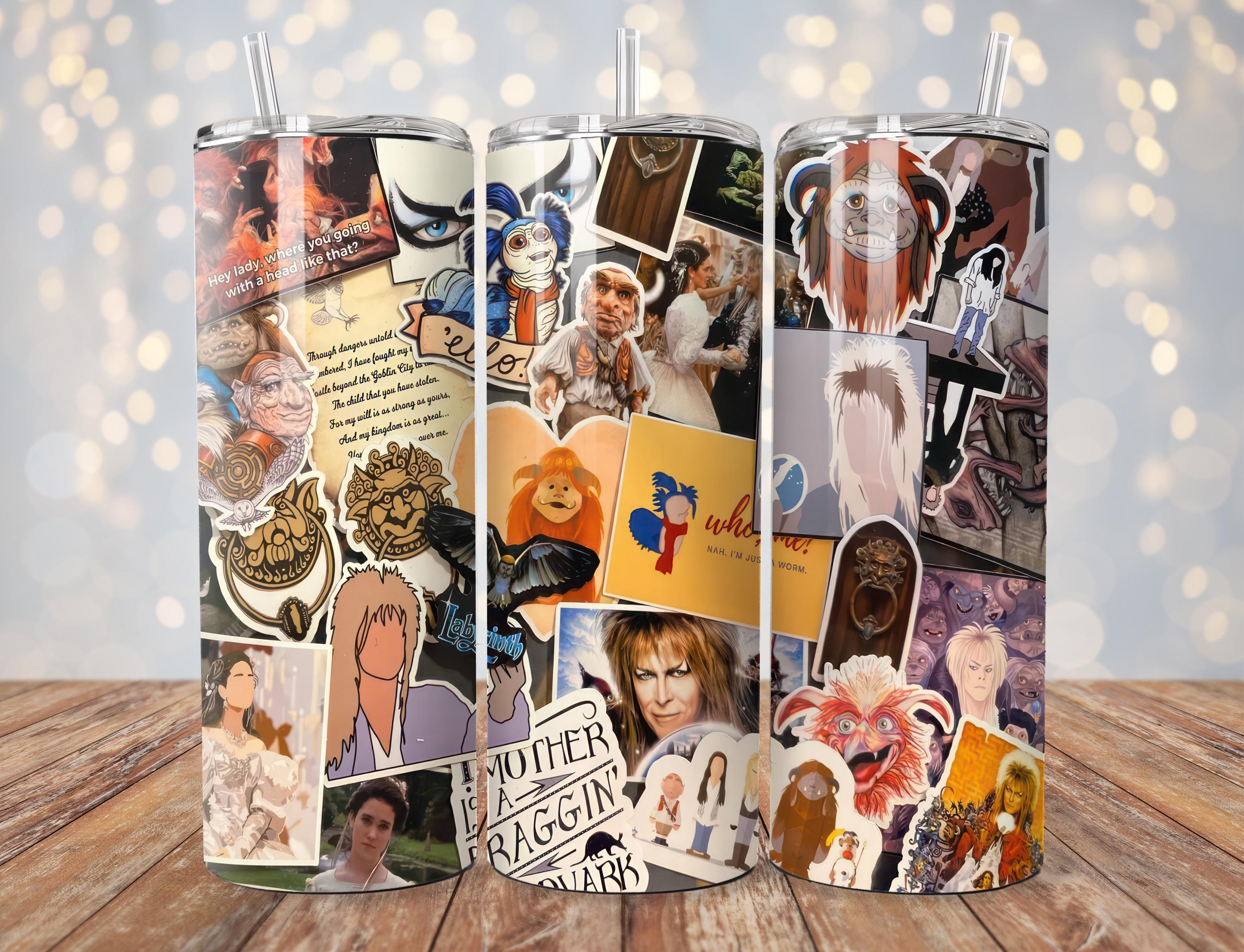 The Labyrinth Tumbler Wrap | 20 Oz Sublimation PNG | Classic Movie ...