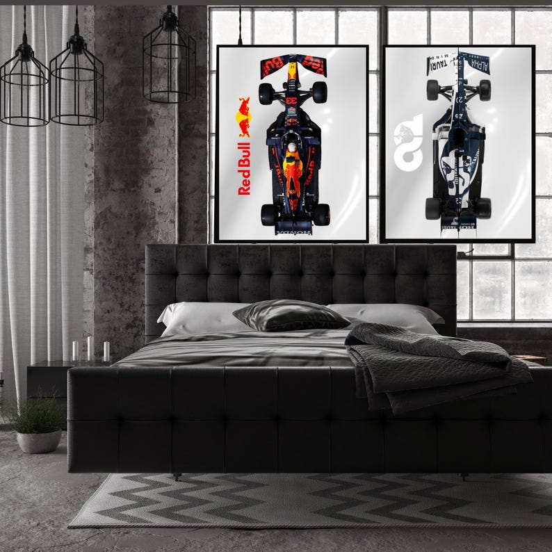 Red Bull & Alpha Tauri Formula 1 Posters Set | RB20 AT03 F1 Digital ...