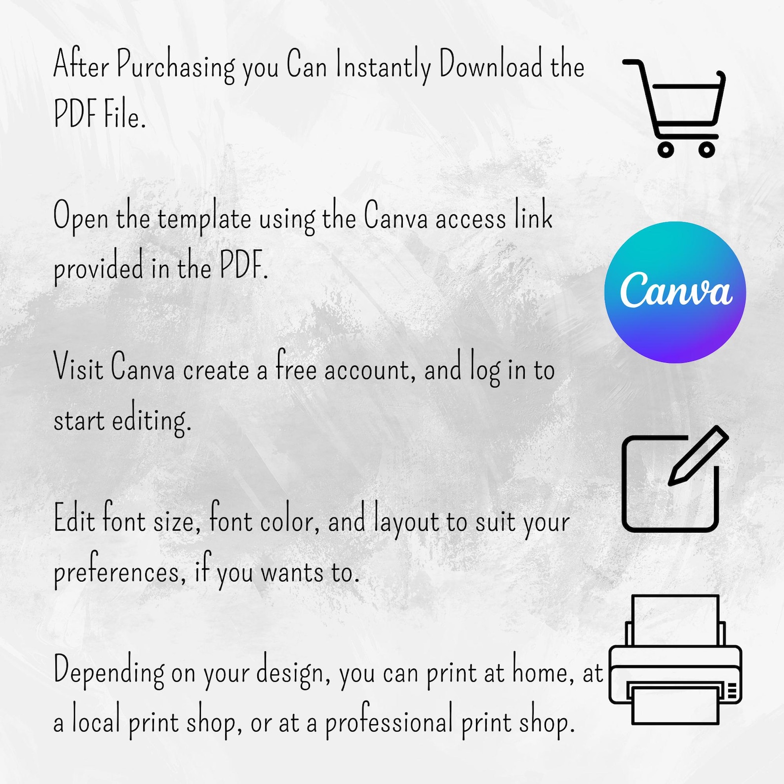 Personalised Painter Business Card Template, Artistic Brushstroke ...