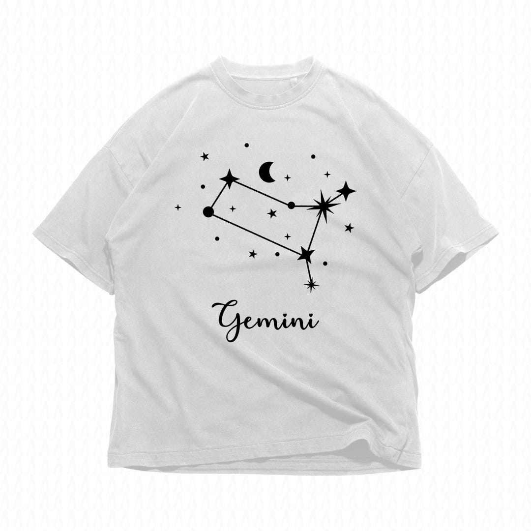 Gemini Star Constellation T-shirt | Astrology Tee, Gift for Astrology ...