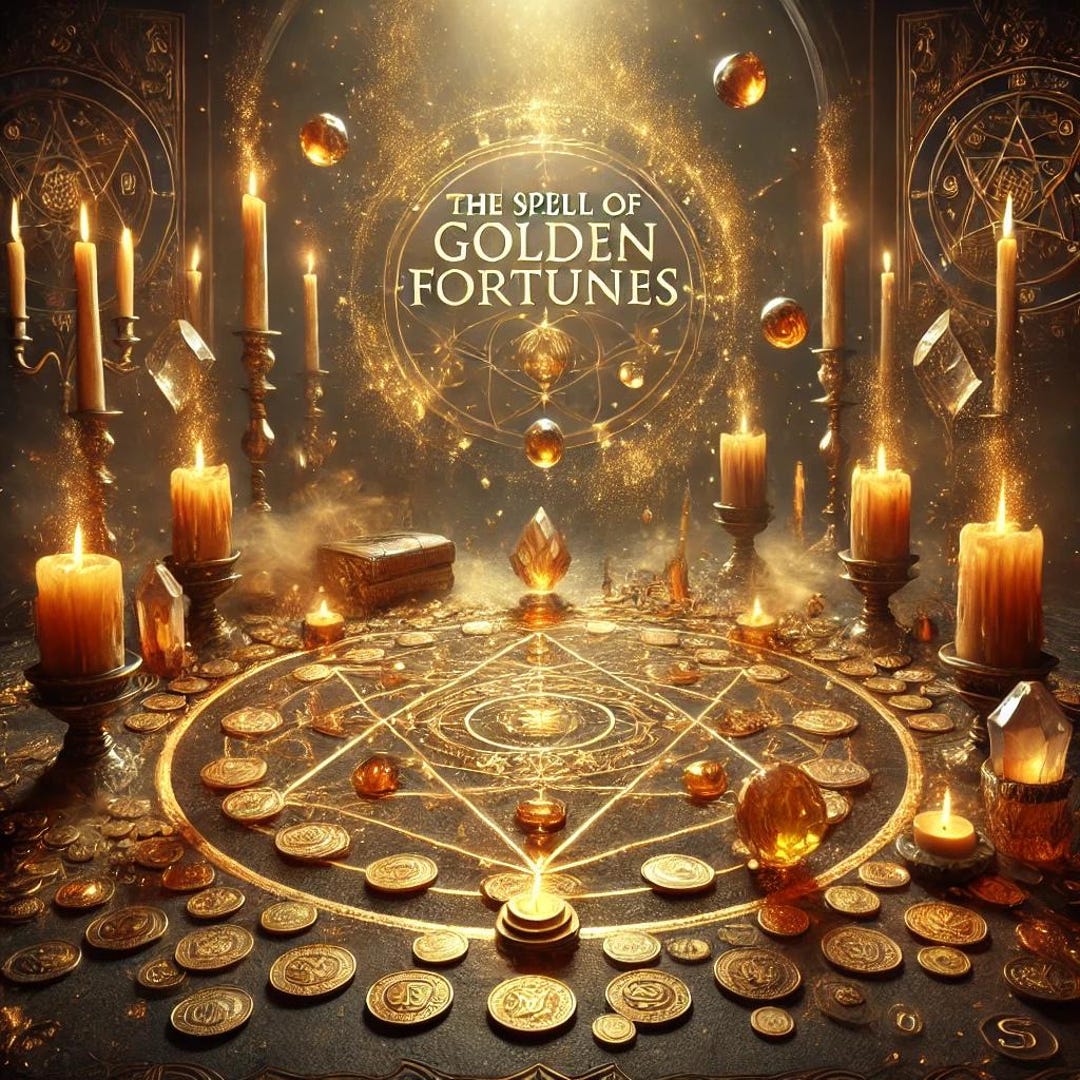 The Spell of Golden Fortunes – Ritual Kit for Attracting Luck ...