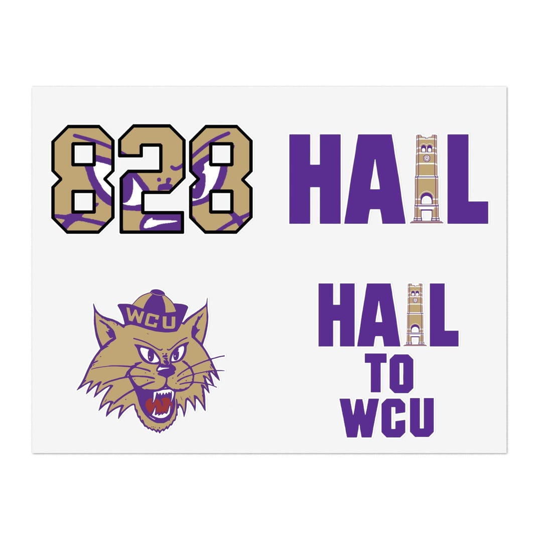WCU Decal Sheet - Etsy
