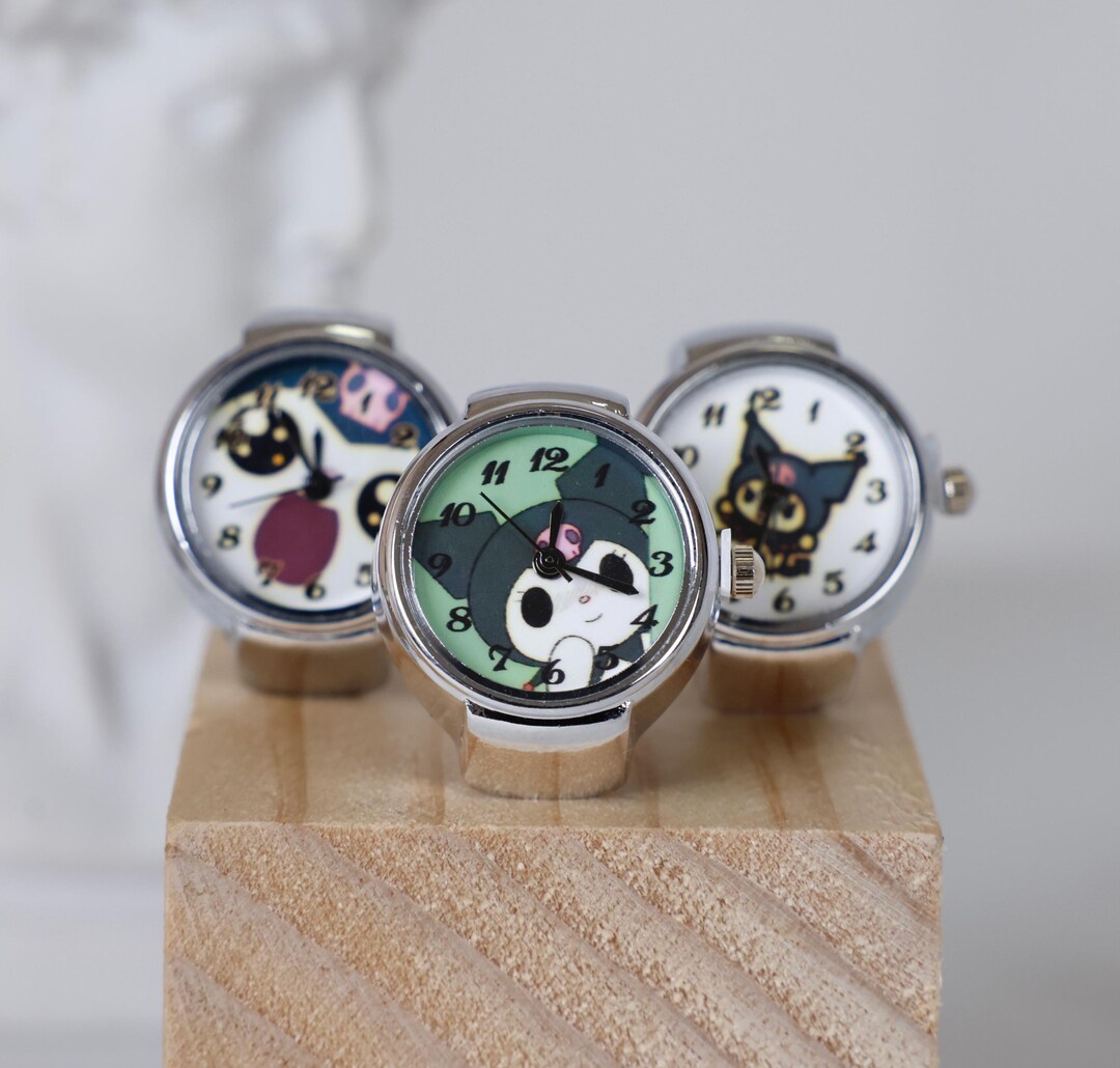 Ring Watch, Finger Watch, Mini Watch, Adjustable Ring Watch, Small ...