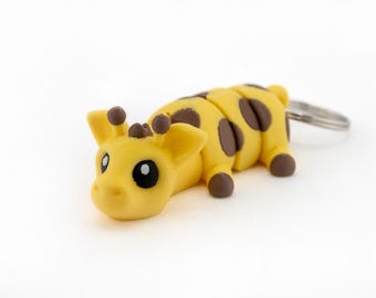 Chameleon Keychain 3D Printed – Cute & Unique Animal Accessory – Perfect Gift for Animal Lovers ...
