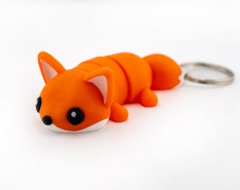 Raccoon Keychain 3D Printed – Cute & Unique Animal Accessory – Perfect ...