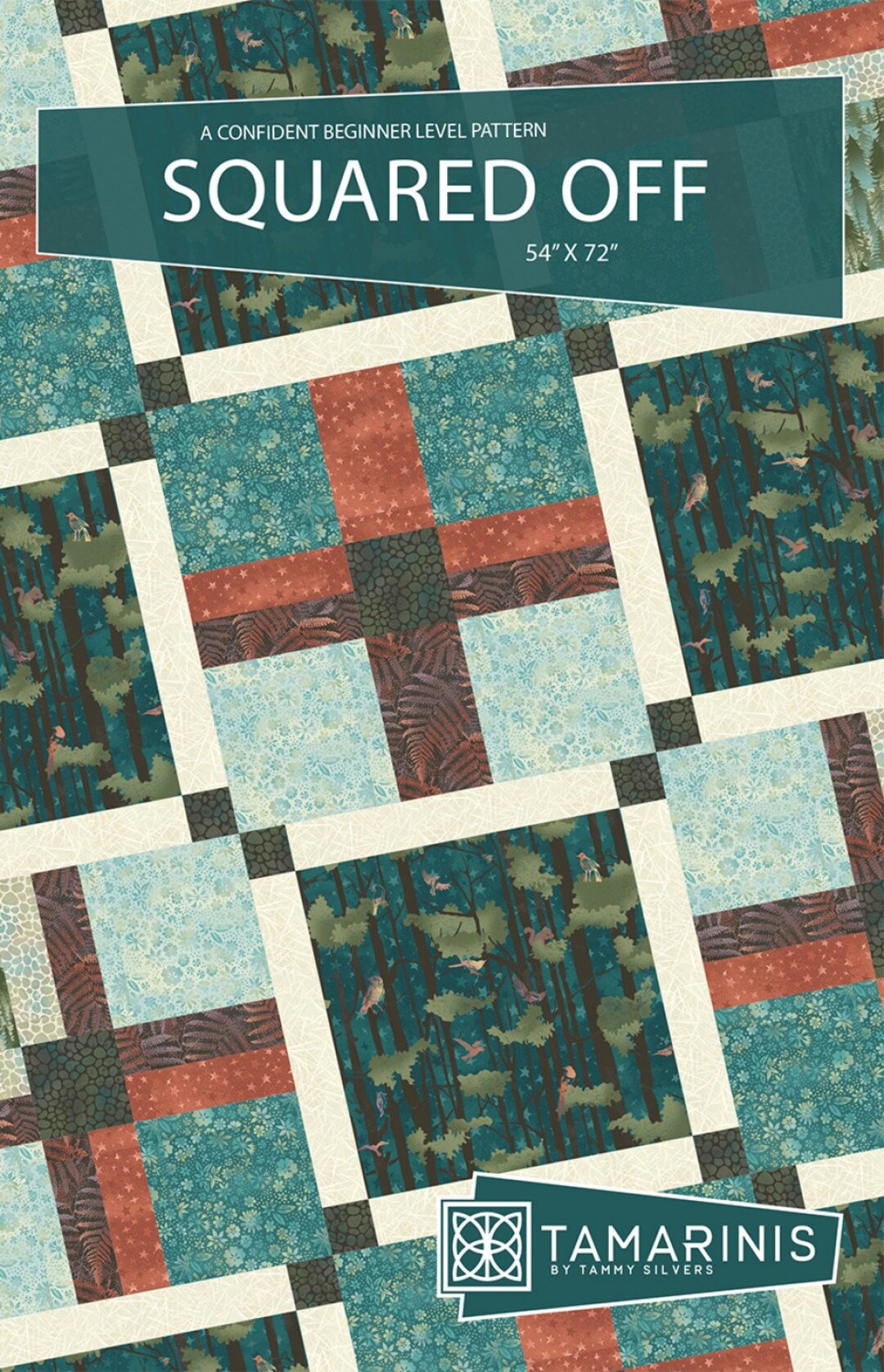 Squared off Quilt Pattern From Tamarinis by Tammy Silvers - 54" X 72 ...
