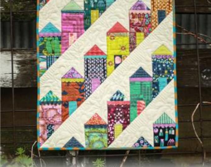 Painted Ladies From Eye Candy Quilts Modern House Quilt Pattern 60 X 72 ...