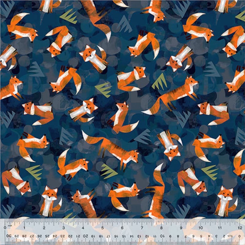 Fox Fabric - Etsy