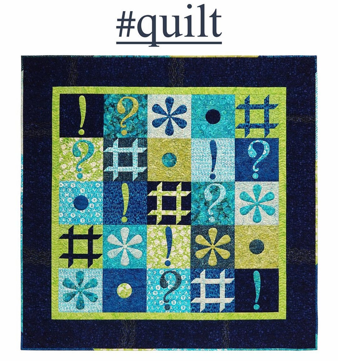 Sale - Quilt Pattern #quilt From Swan Amity Studios - 60" Finished ...