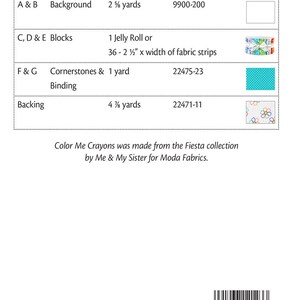 Color Me Crayons Pattern From Its Sew Emma - Fat Quarter Friendly ...