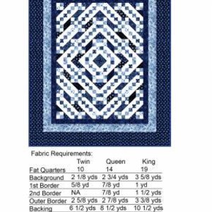 Plaza Quilting Pattern by Debbie Maddy and Tiori Designs for Calico ...
