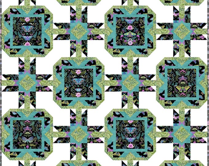 Sale - One Way Pattern by Purple Pineapple Studios - 57" X 68" - Etsy