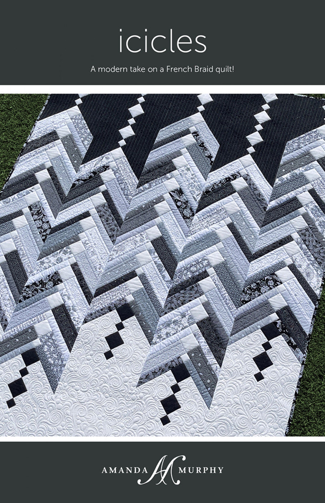 Sale Icicles Quilt Pattern From Amanda Murphy 50.5 X 68.5 Modern Quilt ...
