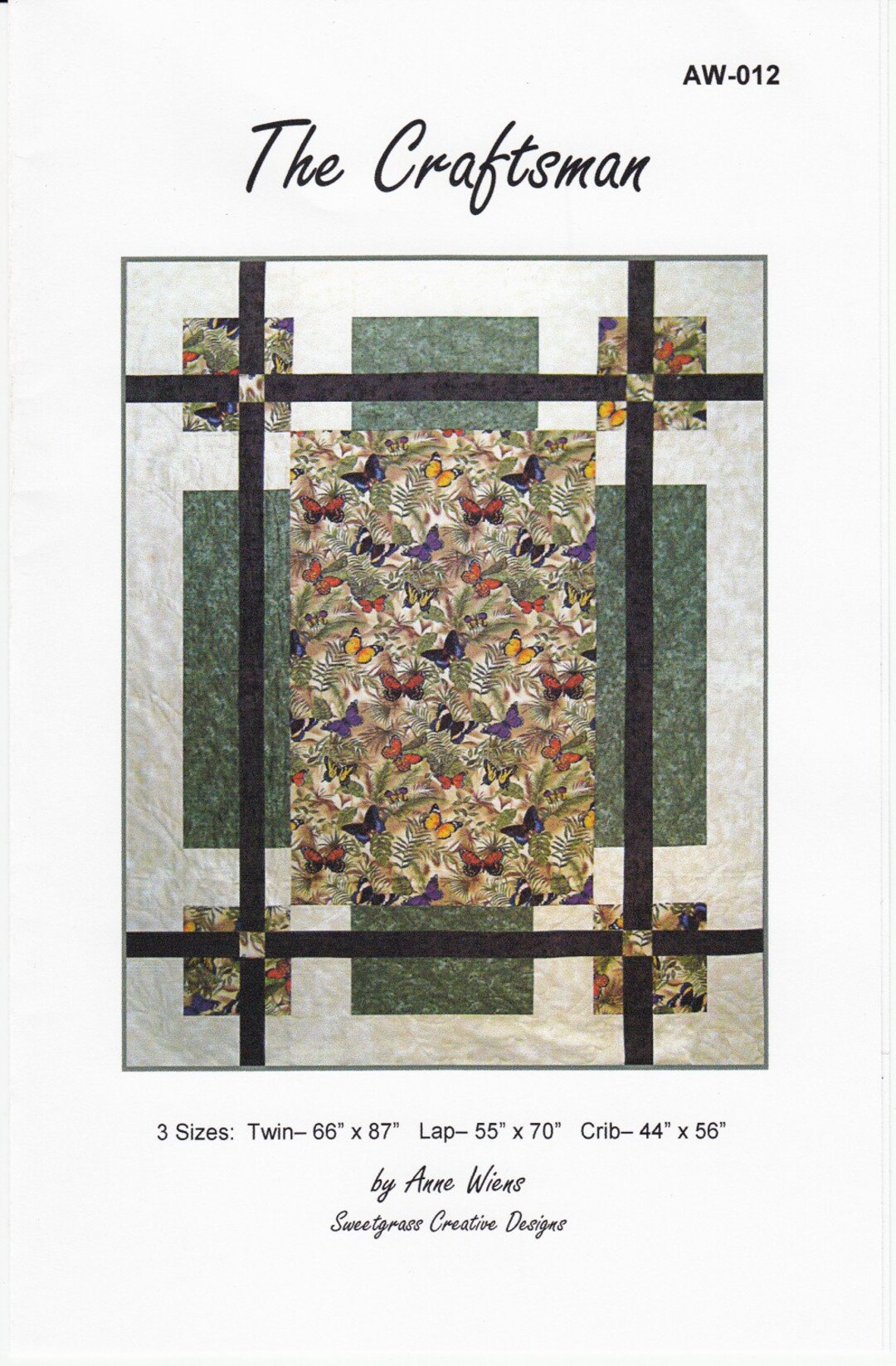 The Craftsman Quilt Pattern From Anne Wiens for Sweetgrass Creative ...