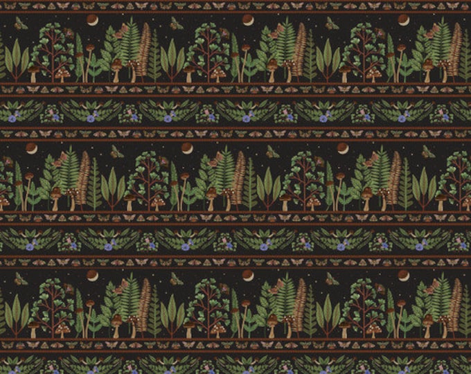 Dark Forest From Studio E 1/2 Yard Border Stripe - Etsy
