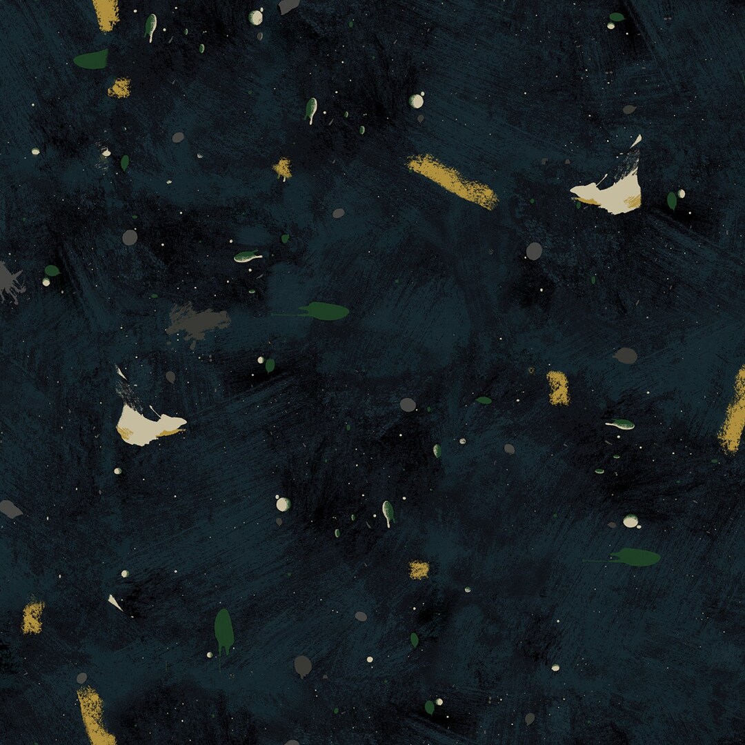 Marble Run by Marcia Derse for Windham Fabrics - 1/2 Yard Lamp Black ...